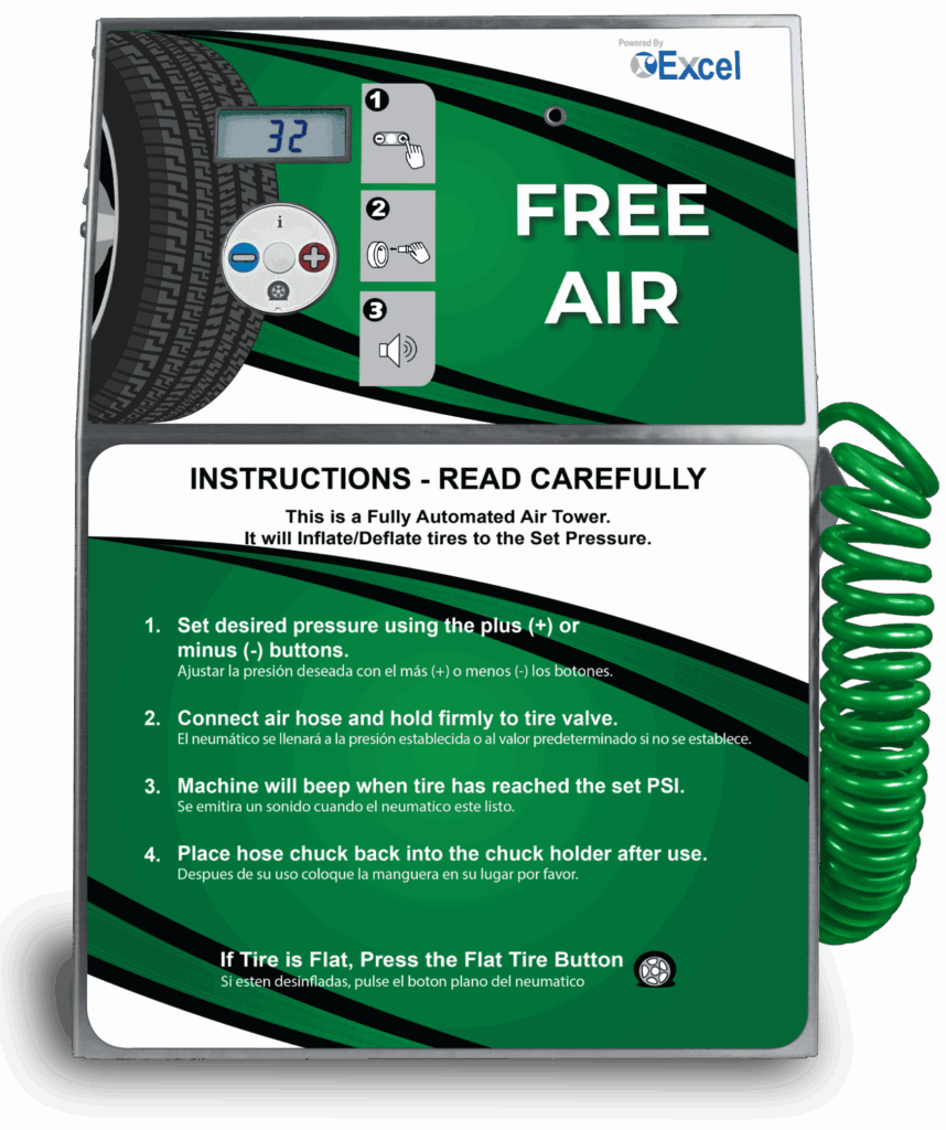 Commercial/Business Air Machines - Excel Tire Gauge